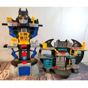 Mattel | Toys | 2 Mattel Imaginext Dc Comics Batman Playsets Super ...